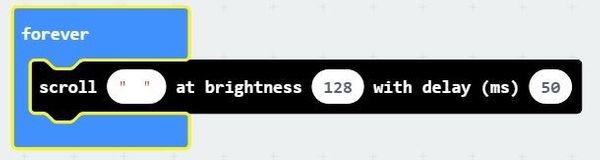 Displaying words on the scroll:bit